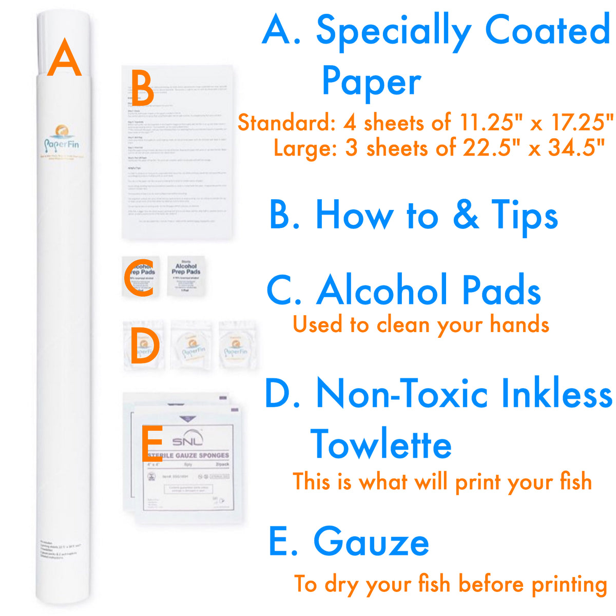 Large Size Full Kit – PaperFin